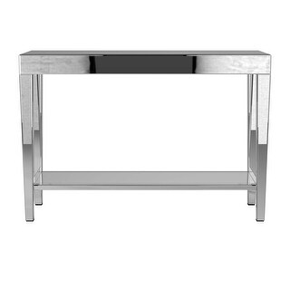Allan Andrews Mirrored Console Table with Bottom Shelf - Bed Bath ...