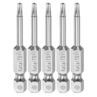 5pcs T10 Magnetic Security Star 5 Point Screwdriver Bit 1/4" Hex Shank ...