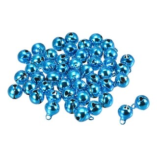 Jingle Bells, 10mm 80pcs Small Bells for Craft DIY Christmas, Blue ...