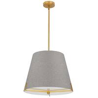 Dainolite Preston Modern and Contemporary 4 Light Incandescent Pendant ...