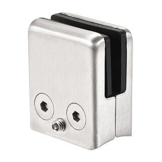 Glass Clamp for 8-10mm Thick 48x43mm Stainless Steel Square Glass Clip ...