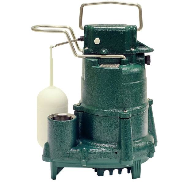 Zoeller Flow-Mate 1/2 HP Automatic Submersible Effluent Pump - Bed Bath ...
