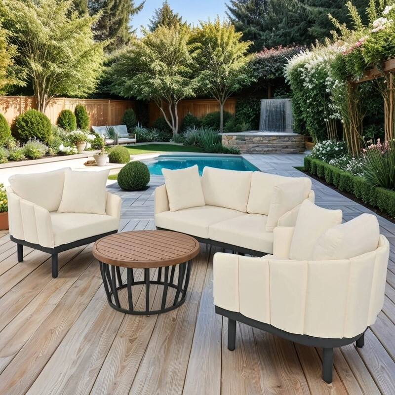 round conversation sofa