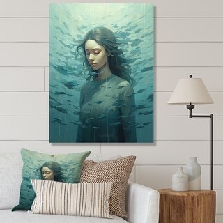 Designart "Mindfulness Gracious Woman Meditation" Meditation Canvas ...