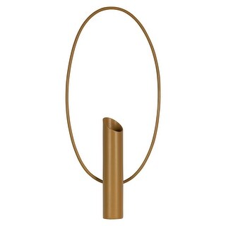 Goldenrod Yellow Metal Round Planter Wall Decor - Bed Bath & Beyond ...