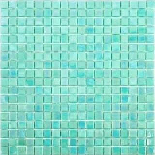 Apollo tile 12" x 12" Skosh Glossy Winter Green Glass Tile (18.69 sq ft ...