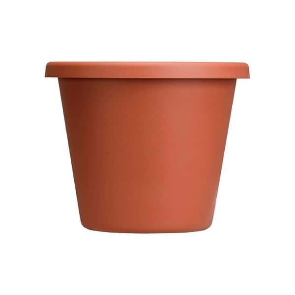 The HC Companies 12 Inch Plastic Outdoor Classic Flower Pot Planter ...