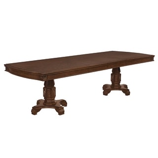 Caly 108 Inch Dining Table, Rectangular Top, Classical Wood Frame ...