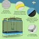 Qaba 3-in-1 Trampoline for Kids, 6.9' Kids Trampoline with Enclosure ...