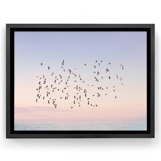 Americanflat - Pastel Sun by Sisi and Seb Floating Canvas Frame ...