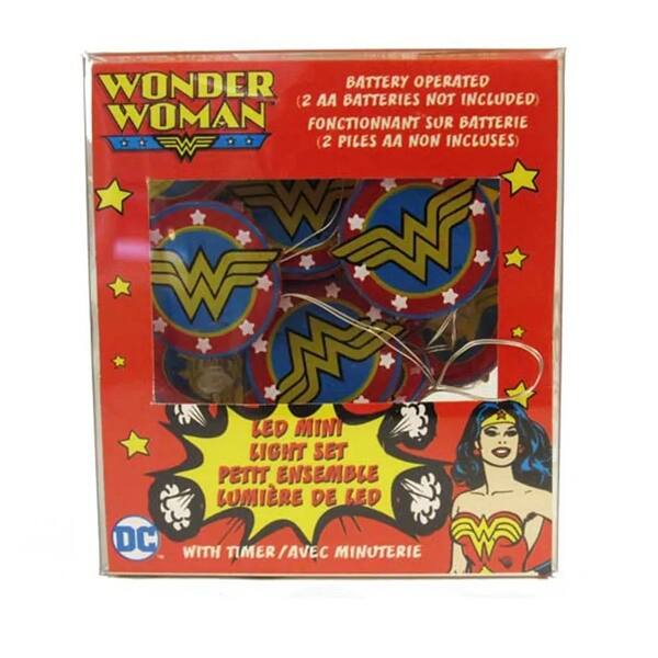 Wonder Woman Battery-Operated LED Fairy Light Set - Bed Bath & Beyond ...
