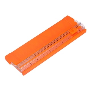 Paper Trimmer, A5 Paper Cutter Slicer Tool with Side Ruler, Orange ...