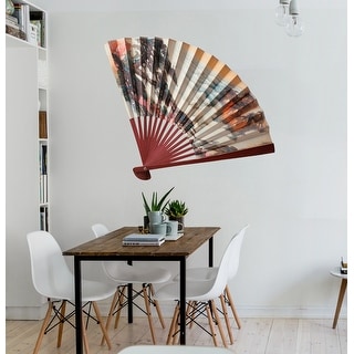 Japanese Fan Wall Decal, Japanese Fan Wall sticker, Japanese Fan wall ...