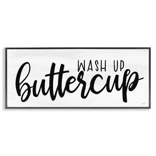 Stupell Wash Up Buttercup Framed Giclee Art Design By Lux + Me Designs ...