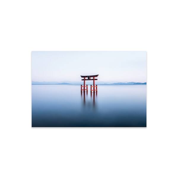 Floating Torii Gate Print On Acrylic Glass by Jan Becke - Bed Bath ...