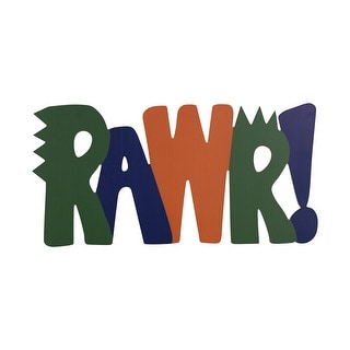 RAWR Laser Cut Letters Wall Art - Multi Color - Bed Bath & Beyond ...