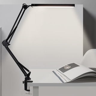 LED Desk Lamp, Eye-Caring Swing Arm Desk Light With Memory Function, 3 ...