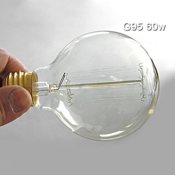 G95 Vintage Retro Light Bulb Filament Incandescent (Pack 1,3 or 6 ...