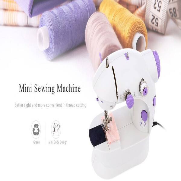 Portable Electric Small Desktop Multifunctional Sewing Machine - Bed ...