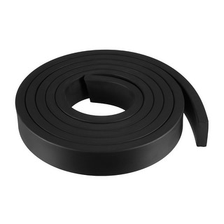 30mm x 10mm x 2m Solid Rectangle Rubber Seal Strip Insulation Window ...