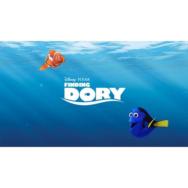 Disney Pixar Finding Dory Table Lamp with 3-D Base - 15 x 7 x 7 - Bed ...
