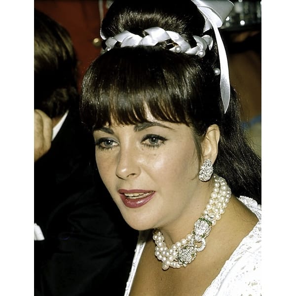 Elizabeth Taylor with a ribbon in her hair Photo Print - Bed Bath ...