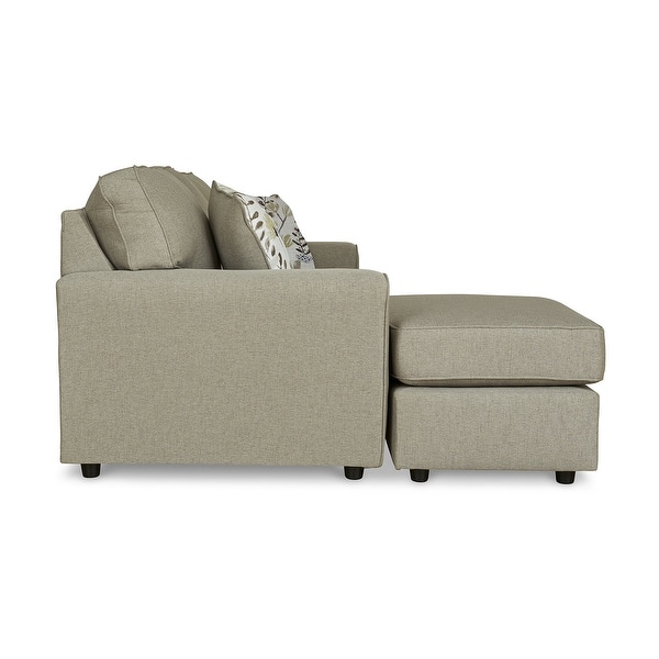 Signature Design by Ashley Renshaw Pebble Sofa with Chaise - 86"W x 60 ...