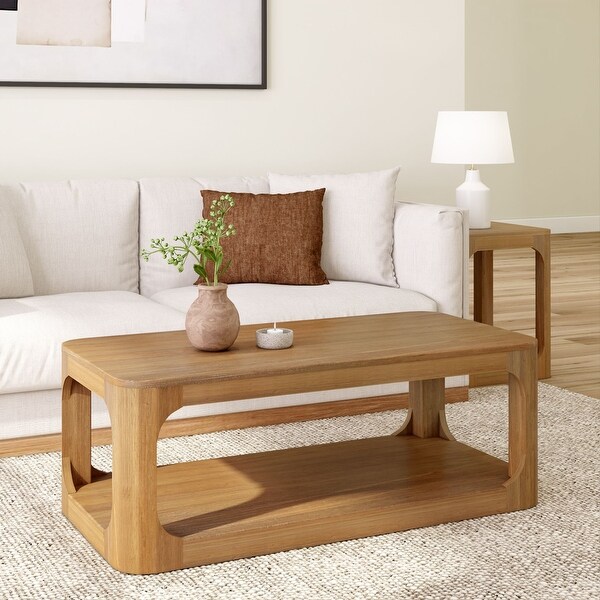 Plank and Beam Modern Rectangular Coffee Table - 48" x 24" - On Sale ...