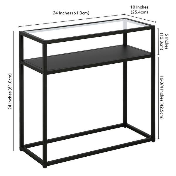 Ada 24'' Wide Rectangular Side Table - Bed Bath & Beyond - 35381186
