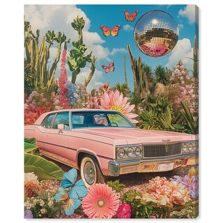 Retro Rendezvous I Canvas Fashion Art by Art Remedy - Bed Bath & Beyond ...