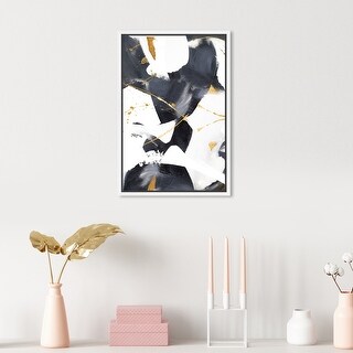 Oliver Gal 'Amani 2' Abstract Black Wall Art Canvas Print - Bed Bath ...