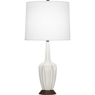 Robert Abbey MLY15 One Light Accent Lamp Cecilia Matte Lily Glazed Cer ...