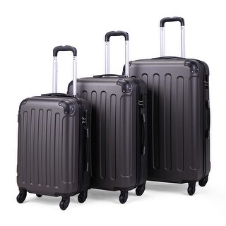 Luggage Sets, Expandable Hardside Suitcases Carry on 3 Piece Set ...