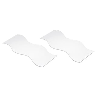 2Pcs Clear Acrylic Wave Shape Photography Background Props Ornaments ...