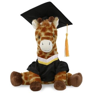 DolliBu Giraffe Graduation Plush Toy with Graduation Gown and Cap - 10 ...