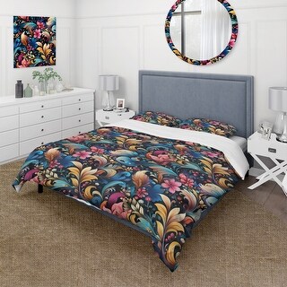 Designart "Nomadic Vibes Paisley Pattern" paisley Bedding Cover Set ...