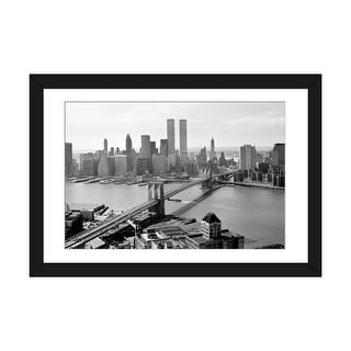 iCanvas "Brooklyn Bridge and World Trade Center, Lower Manhattan" by ...