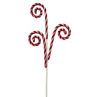 Curly Candy Canes Spray Decoration - Bed Bath & Beyond - 36879375