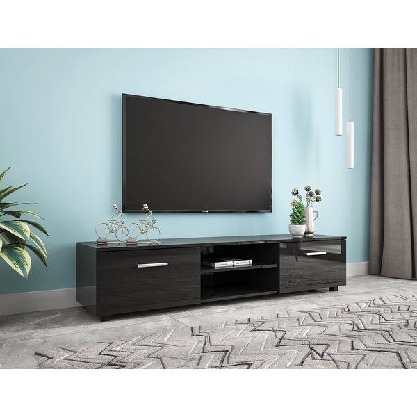 70 Inch Media Console Entertainment Center Television Table - Bed Bath ...