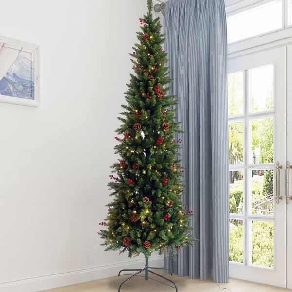 ime-Saving Festivity: Pencil Feel Real Christmas Tree with Cones and ...