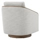 Spruce & Spring Skyler Modern Upholstered Living Room Swivel Bucket ...