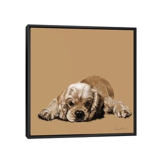 iCanvas "Cocker Spaniel" by Vicki Newton Framed Canvas Print - Bed Bath ...
