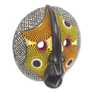 Novica Handmade Nsubra African Wood Mask - Bed Bath & Beyond - 37867493