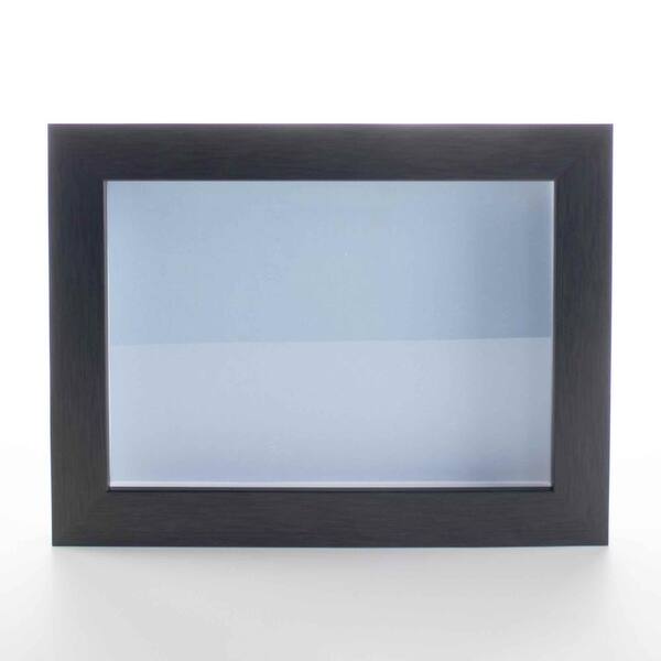 Charcoal 24x36 Wood Shadow Box with Blue Acid-Free Backing - With 5/8 ...