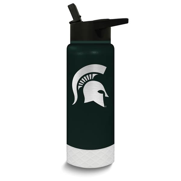 Collegiate Michigan State University Stainless Steel Silicone Grip 24 ...