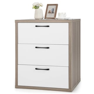3-Drawer Dresser, Modern Chest of Drawers, Wooden Storage Organizer ...