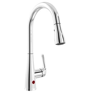 Belanger Single Handle Touchless Pull-Down Kitchen Faucet, Polished ...