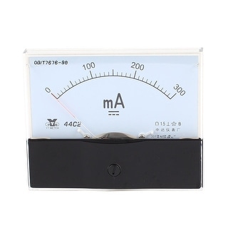 DC 0-300mA Class 1.5 Accuracy Current Measurement Panel Ammeter Gauge ...