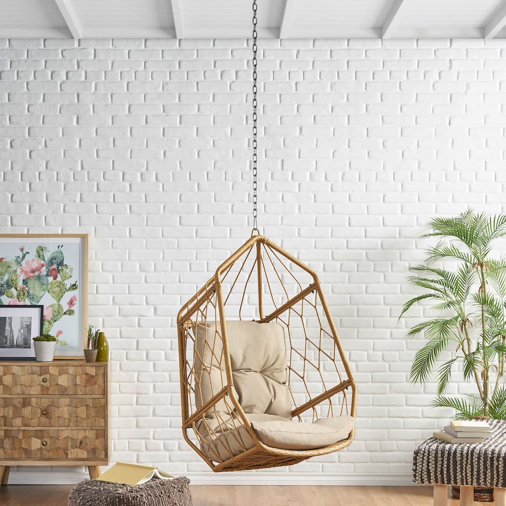 Orville Outdoor and Indoor Wicker Hanging Chair (NO STAND) by ...