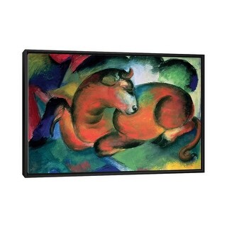 iCanvas "The Red Bull, 1912 " by Franz Marc Framed Canvas Print - Bed ...